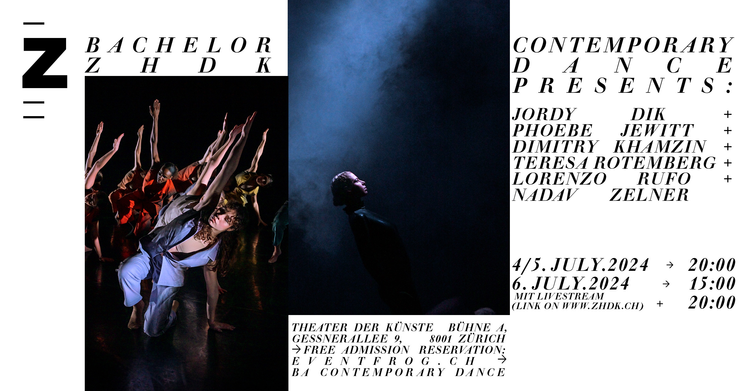 BA Contemporary Dance ZHdK presents: | ZHdK.ch