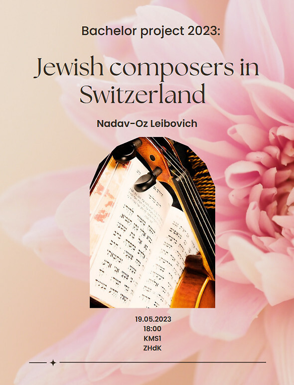 Diplomprojekt BA Musik - Nadav-Oz Leibovich | ZHdK.ch